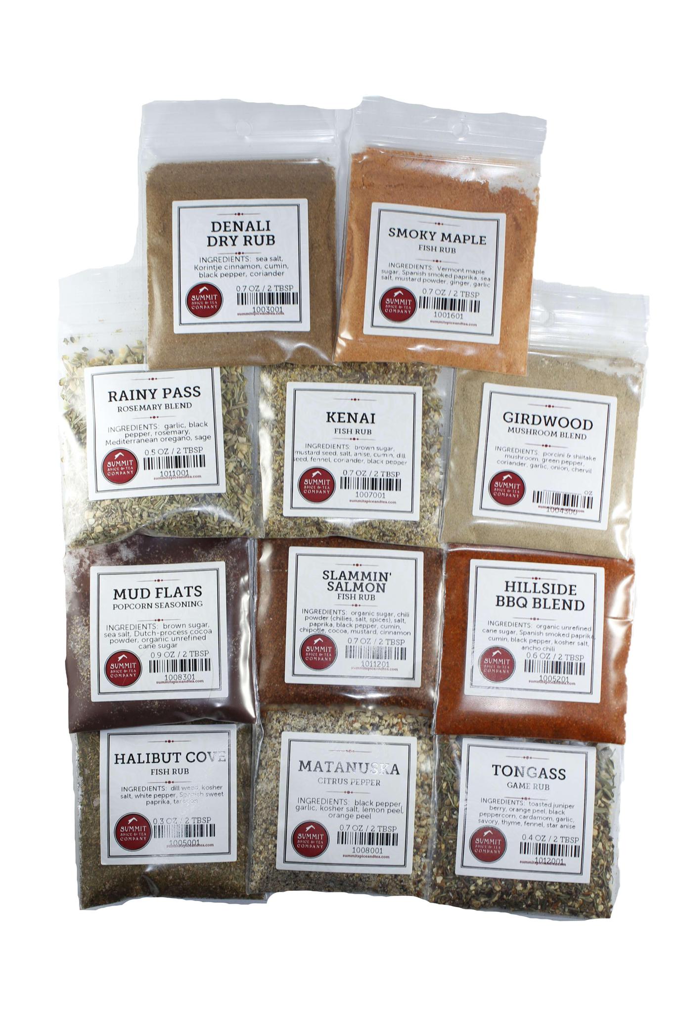 Alaska Spice Sampler – Summit Spice & Tea Company